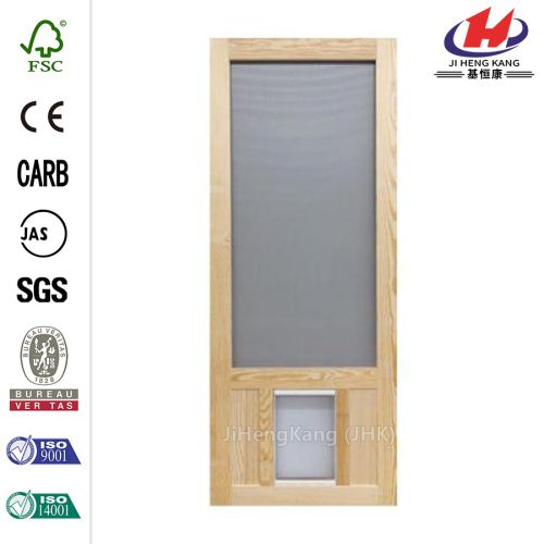 Reversible Wood/solid Vinyl Screen Door, High Quality Reversible Wood ...