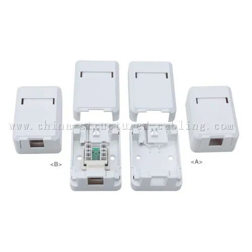 Rj45 Surface Mount Box With One Keystone Jack, High Quality Rj45 ...