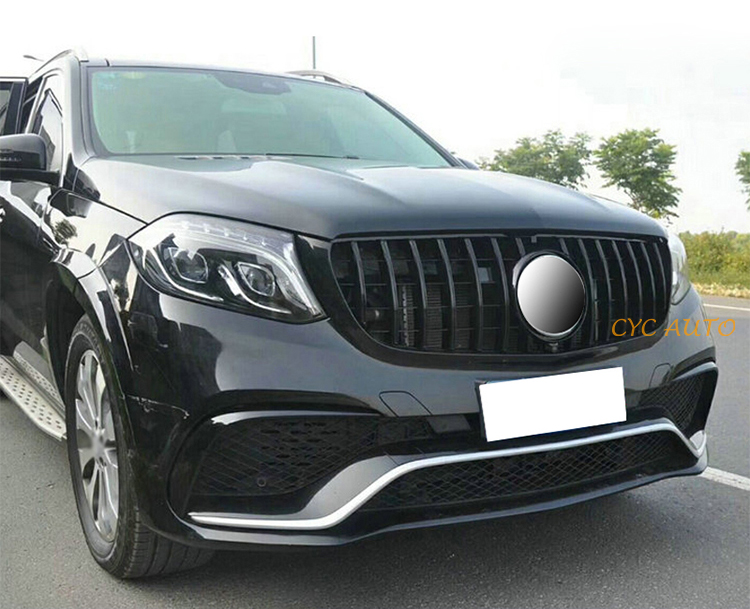 Gls63 Amg Gt Style Front Bumper Grille For Mercedes-benz Gls Class X166 ...