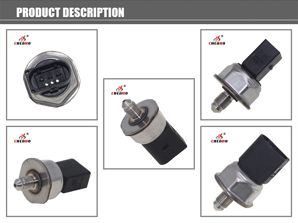 Rail Fuel Pressure Sensor For Audi Vw Volkswagen 2007 03c906051d ...