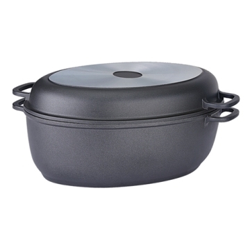 38cm Die-casting Aluminium Roaster Pan,frying Pan, High Quality 38cm ...