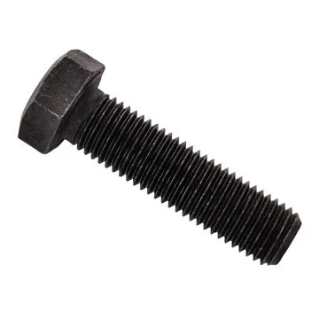 Din 933 Hex Bolts With Partial Thread, Black, Alloy Steel, Washer Face ...