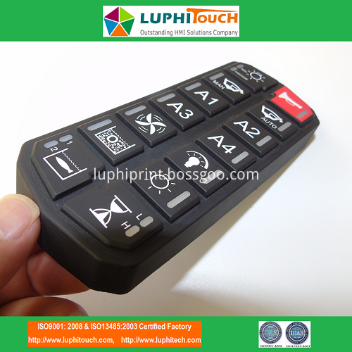 Nautique Boats Laser Etching Backlight Silicone Keyboard, High Quality ...