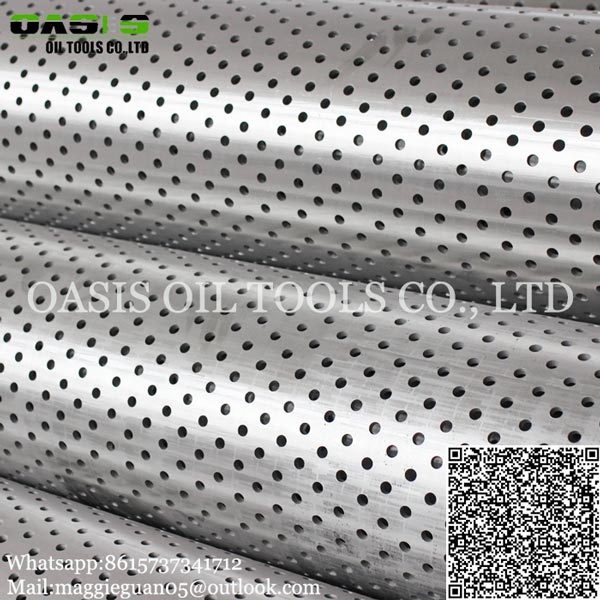 Round Section Pipe Perforated Dealer For Oil Well, High Quality Round ...
