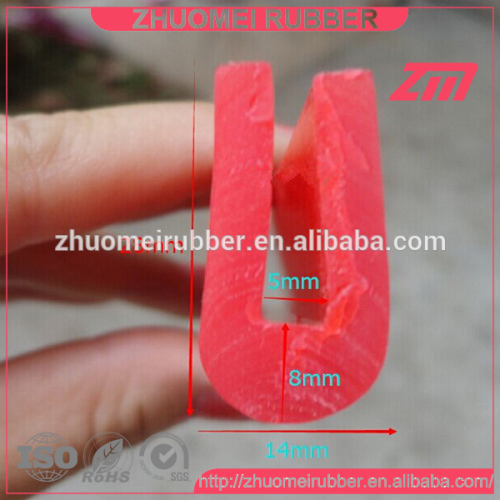 Polyurethane Capping Rubber U Channel, High Quality Polyurethane ...