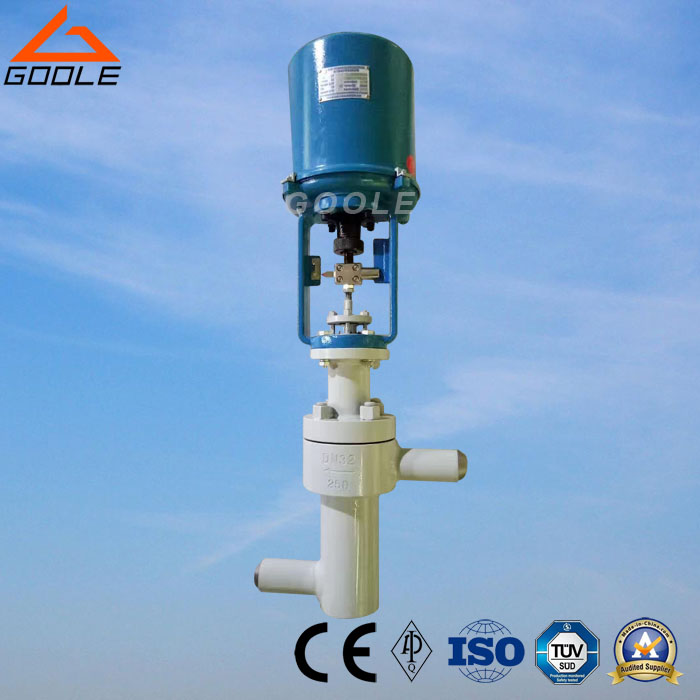 Electric Actuated Angle Type Unbalanced Labyrinth High Pressure Control ...