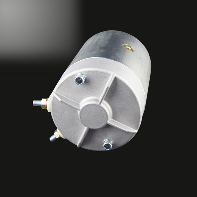 High Power 12v Dc Motor With Pump - 2kw, O.d 114mm, For Dump Trucks ...