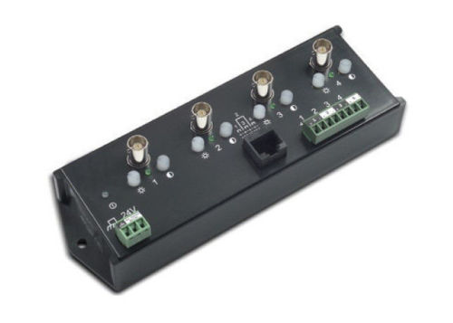 Twisted Pair Active Video Balun For Cctv , 4 Channel Video Balun, High ...