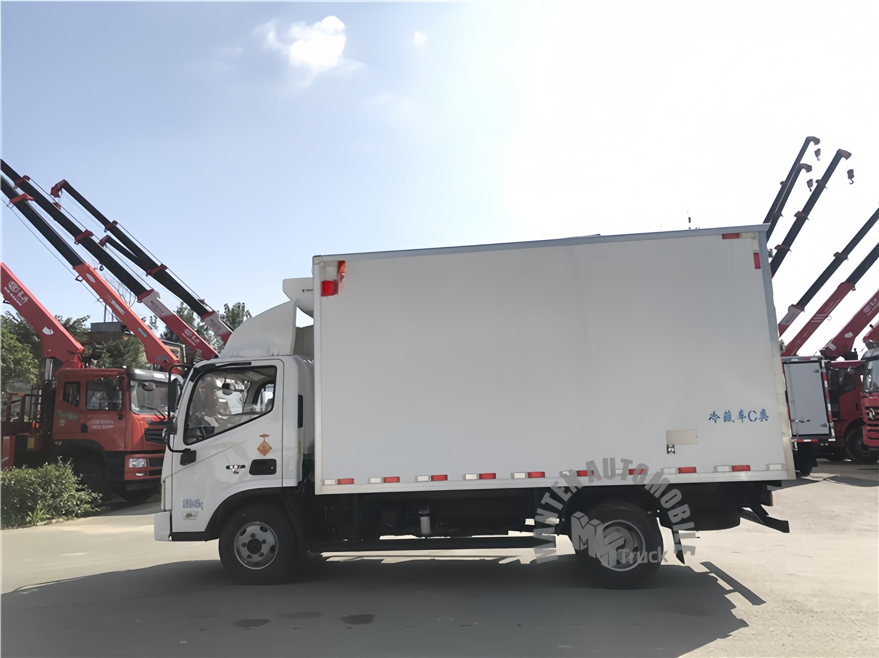 Foton Howo Refrigerator Van Truck 15m3 10ton Cold Chain Transport, High ...