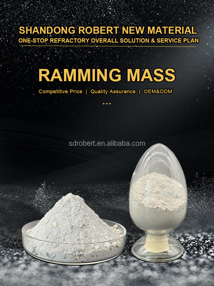 Refractory Monolithic Mgo Magnesia Ramming Mix Dry Mass For Tundish/eaf ...
