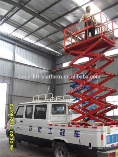 12m Telescopic Scissor Lift Truck-mounted Man Lift, High Quality 12m ...