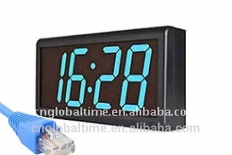 4-digit Led Display Wall Clock, Network Clock, Countdown Timer, Ip ...