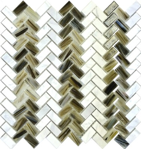 V Shape Brown Glass And Stone Mix Elegance, High Quality V Shape Brown ...