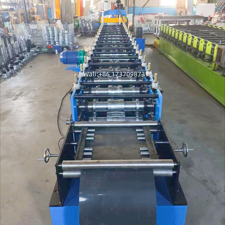 Galvanized Metal Roof Ridge Cap Roll Forming Machine For Watershed ...
