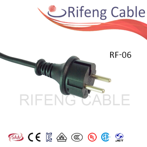 European Type Vde Schuko Plug And Cable, High Quality European Type Vde ...