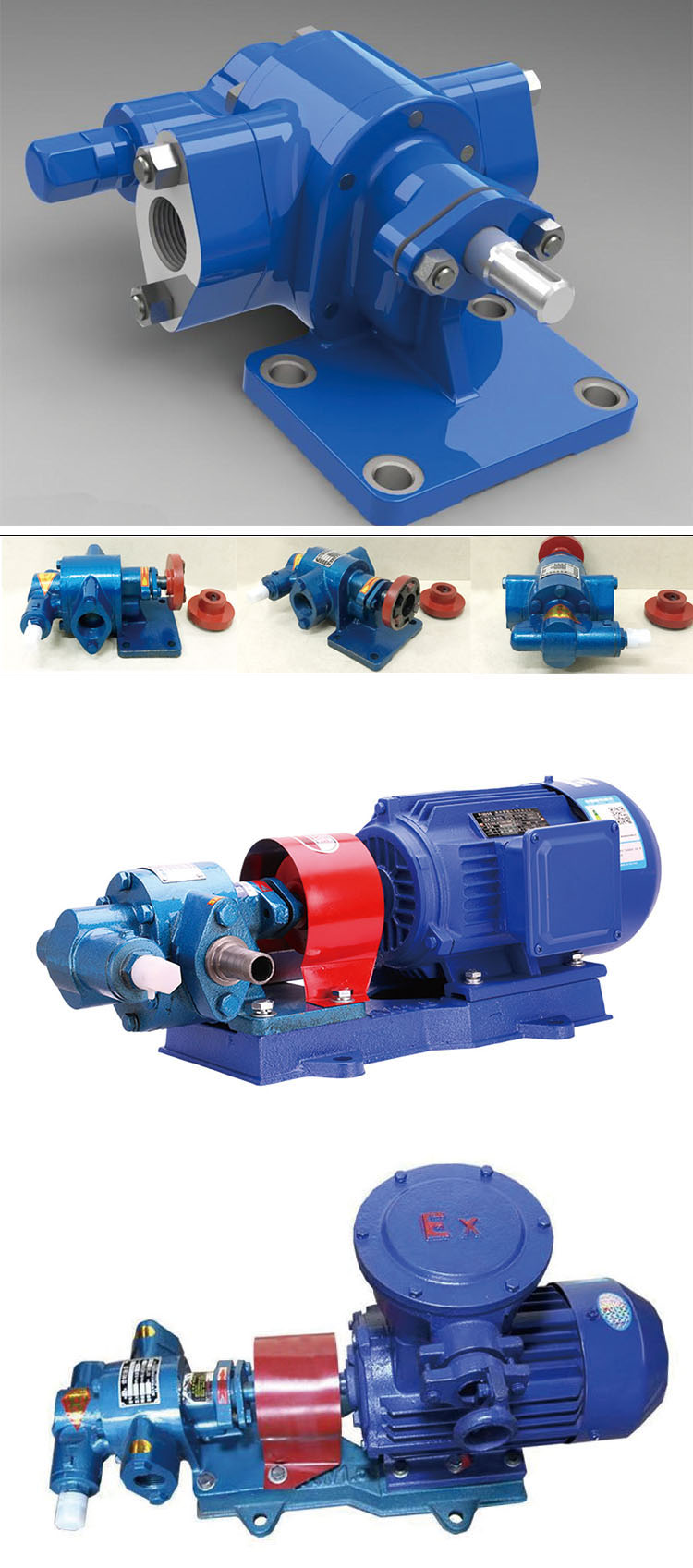 Kcb 83.3 Series Self Priming Cast Iron Explosion-proof Motor Three ...