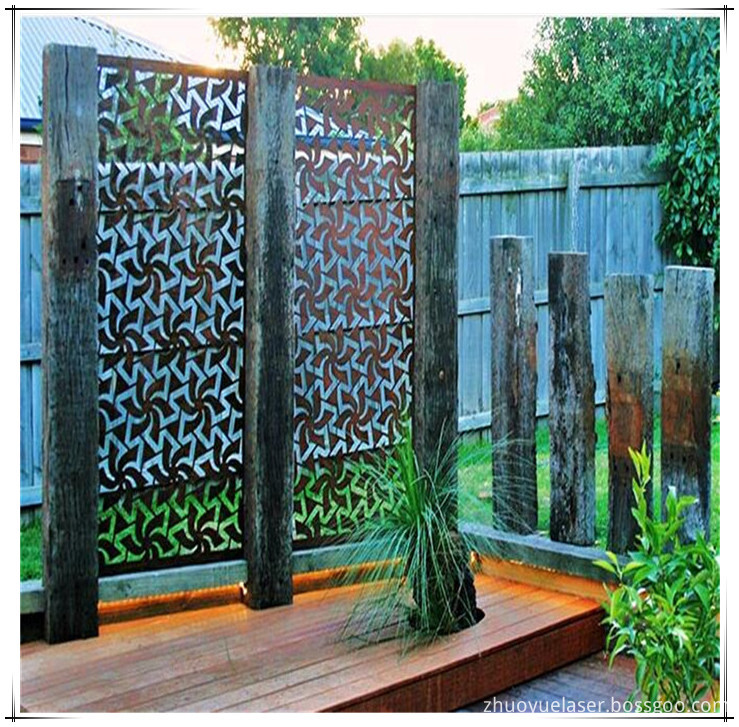 Laser Cut Outdoor Metal Privacy Screen, High Quality Laser Cut Outdoor ...