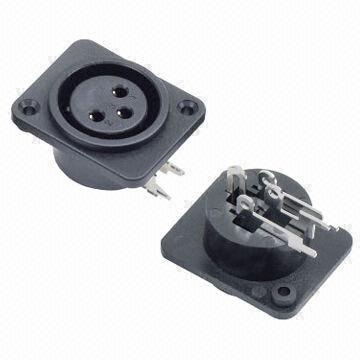 3-pole Male Receptacle, Horizontal Pcb Mount, 50v Dc, 1a Rated Load ...