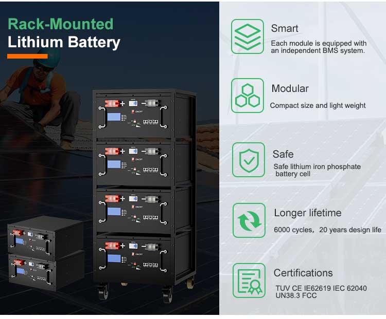Server Rack Solar Energy Storage System: 10kwh, 5kwh Capacities With ...