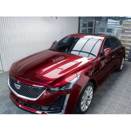 Choose The High Quality Liquid Metal Vampire Red Glossy Car Wrap Film etc.