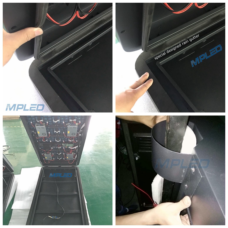 Outdoor P6 Pole Mounted Full Color Led Signs For Advertising, High ...