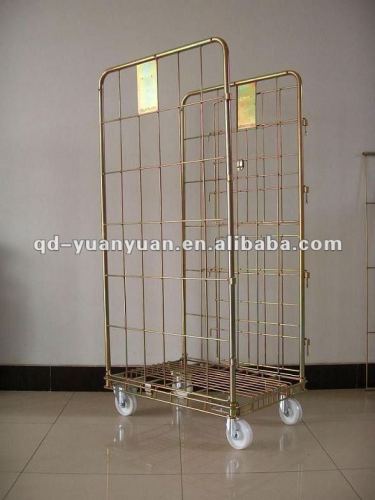 Laundry Transport Roll Container/hand Trolley, High Quality Laundry ...