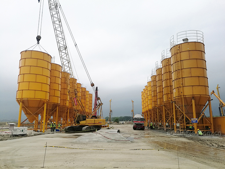Bolted Cement Silos & Horizontal Steel Silo Prices, High Quality Bolted ...