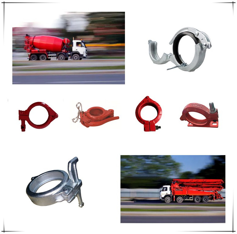 High Quality Forged 5\" Snap Clamp For Dn125 Concrete Pump Pipe, High ...