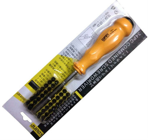 34 In 1 Multi Screwdriver Set Adjustable Dual Purpose Screwdriver, High ...