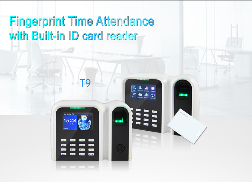 Id Card Time Attendance Clock With Tcp/ip, High Quality Id Card Time ...
