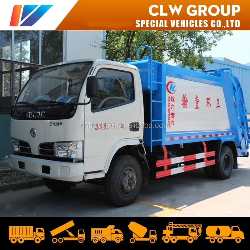 3ton Mini Compactor Compression Garbage Truck Hydraulic Garbage ...