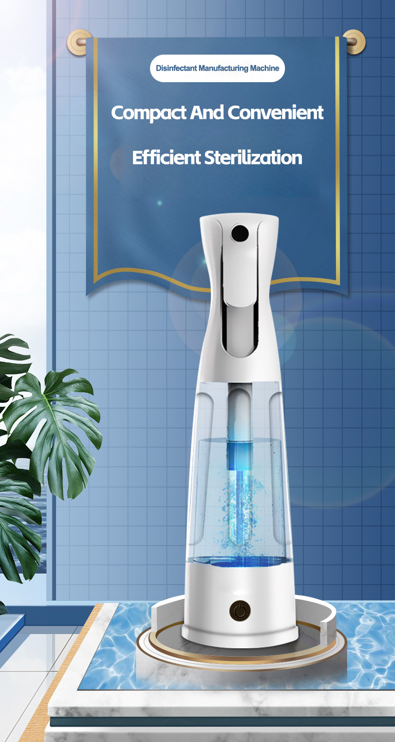 Portable Sodium Hypochlorite Generator For Household Electrolysis, High ...