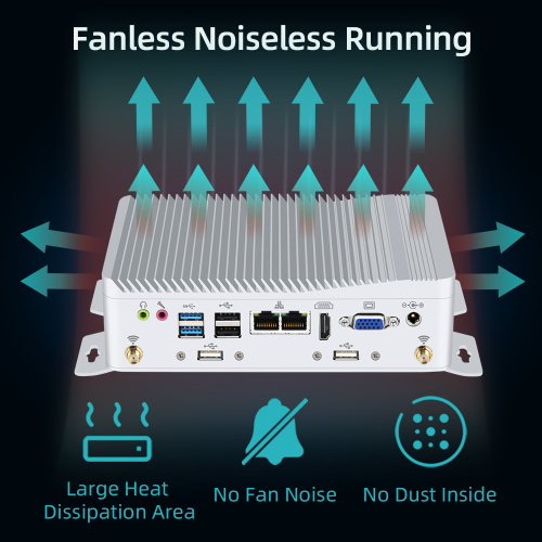 Fanless Linux Win10 산업용 컴퓨터 J1900 미니 Pc, Bossgoo.com의 고품질 Fanless Linux ...