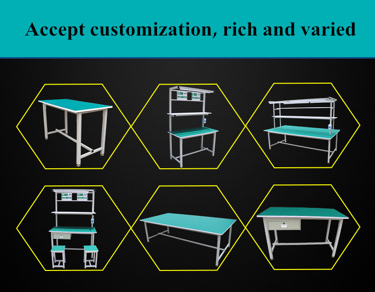 Industrial Assembly Line Workbench With Led Lighting, High Quality ...