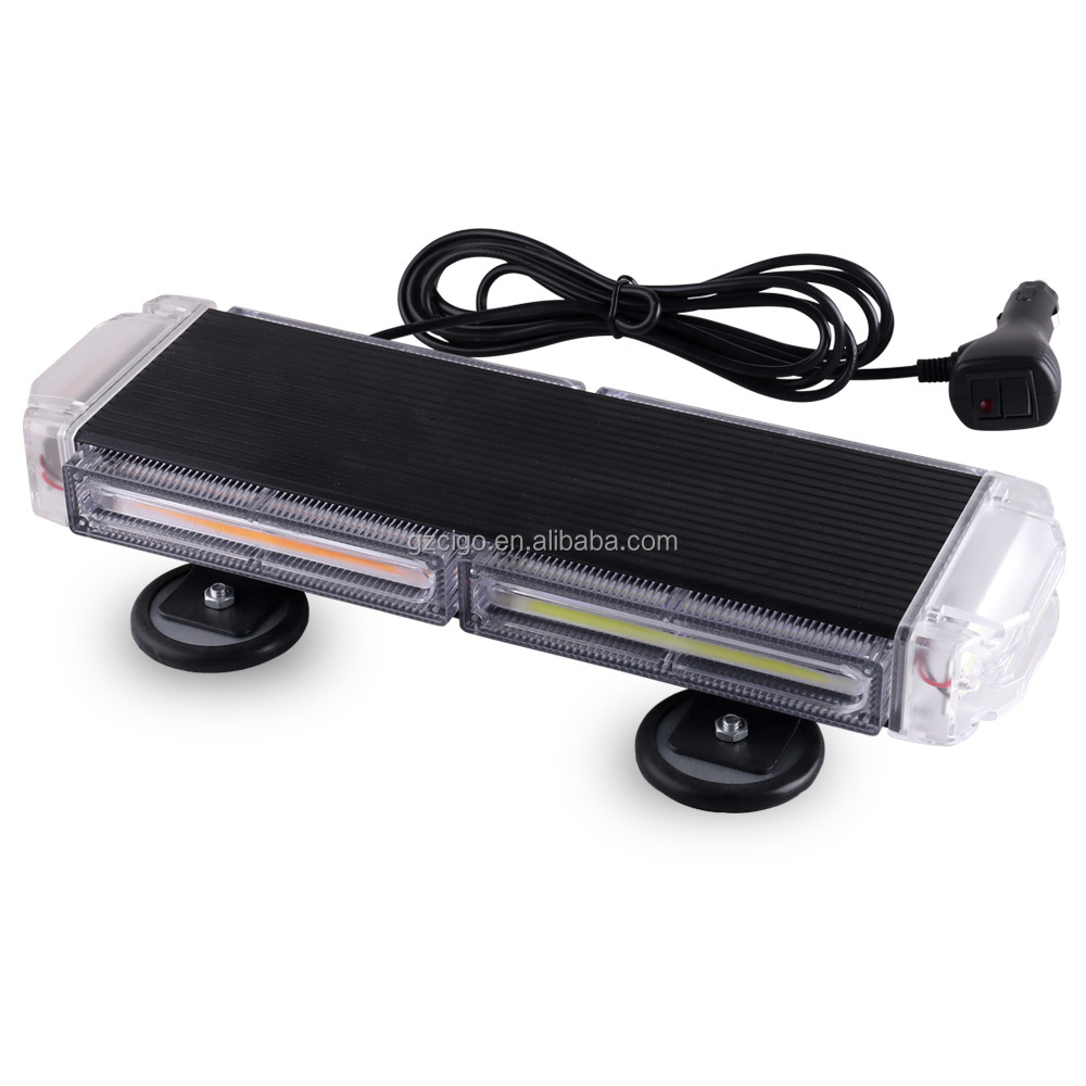 Amber White Cob Strobe Lights Bar For Emergency Warning And Traffic ...