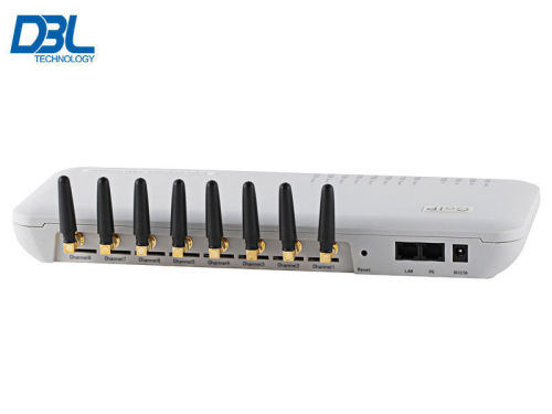 Voip Asterisk Sip Gsm Gateway Dhcp With Multiple Password , 8 Sim Card ...