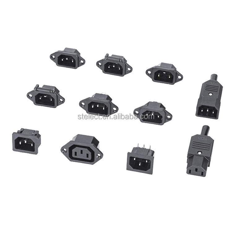 Ac Inlet Male Plug Power Socket Ac-09, High Quality Ac Inlet Male Plug ...