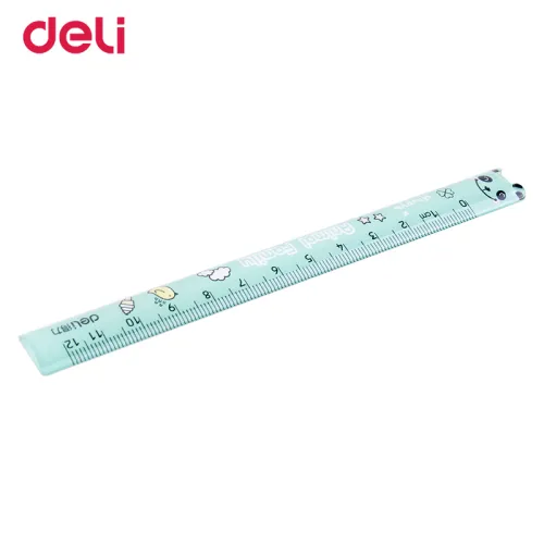 Deli Cute Kawaii Quicksand Ruler Cute Mermaid Avocado Ruler With A ...