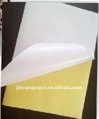 Water Based Gule Adhesive Mirror Kote Sticker Paper, High Quality Water ...