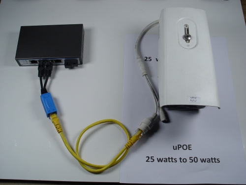 Rj45 Splitter/combiner,one Cat5e/6 Cable For Two Ip Cameras, High ...