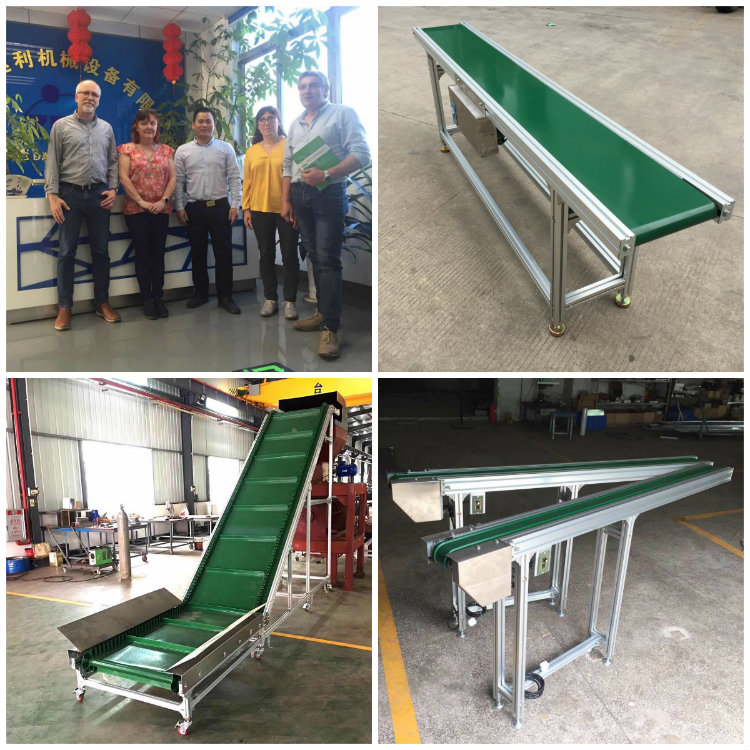 Climbing Conveyor and Mini Conveyor for Plastic Injection Molding Factory