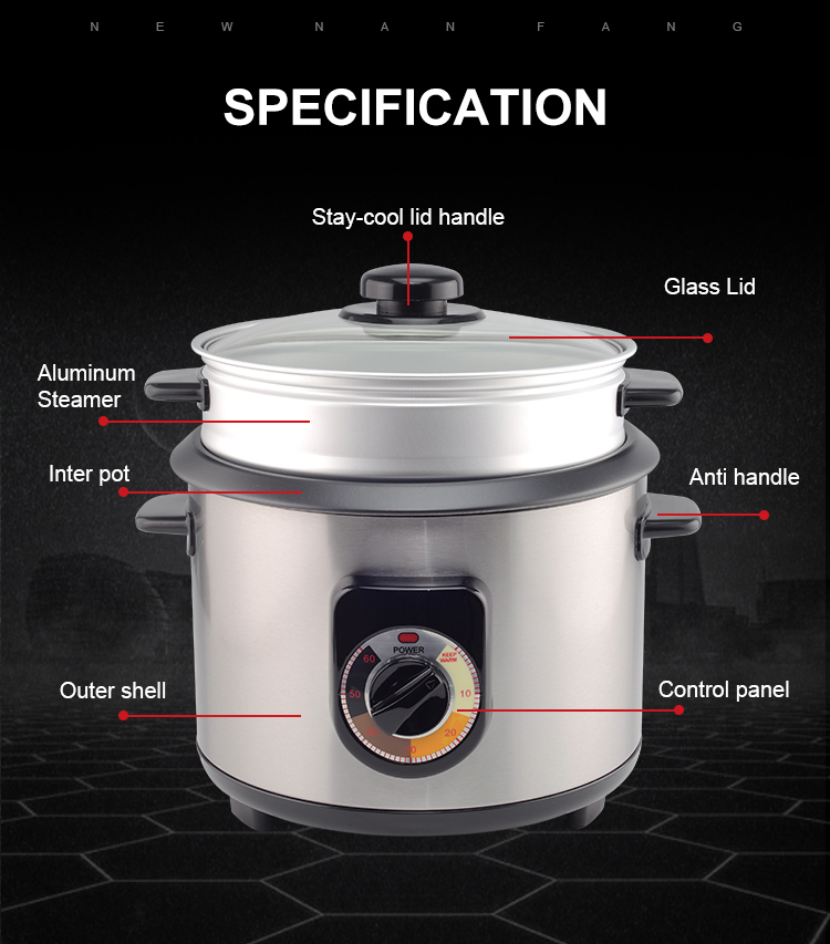 Pars Automatic Persian Rice Cooker With 4 Gears And Adjustable Cylinder ...