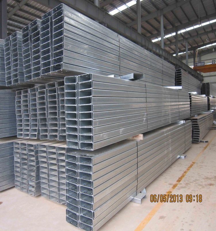 Galvanized Purlin C-channel Steel U Section, High Quality Galvanized ...