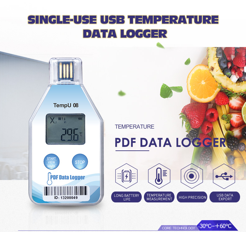 Tempu08 Single Use Usb Temperature Data Loggers, High Quality Tempu08 Single Use Usb Temperature ...