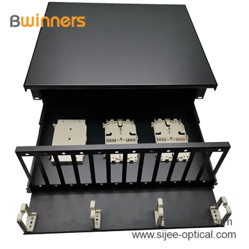 4u 144 Port Fiber Patch Panel Enclosure Slide-out Rack, High Quality 4u ...