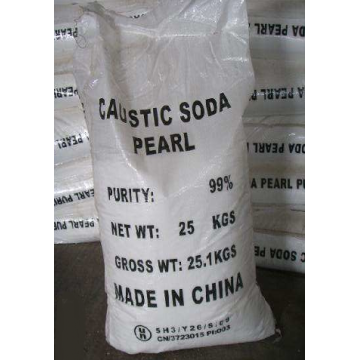 Caustic Soda Pearl Packed By Iron Drum China Manufacturer