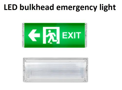 Ip65 Led Bulkhead Emergency Exit Sign Light, High Quality Ip65 Led ...