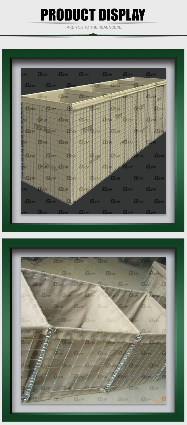 Mil3 Flood Barrier/ Defensive Barrier/ Hesco Bastion, High Quality Mil3 ...