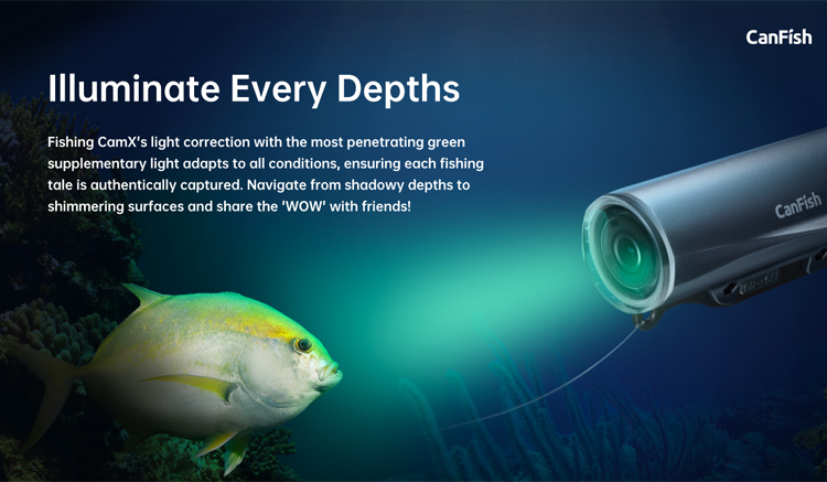 656 Feet Waterproof Full Hd Underwater Fishing Camera With 136° Ultra ...