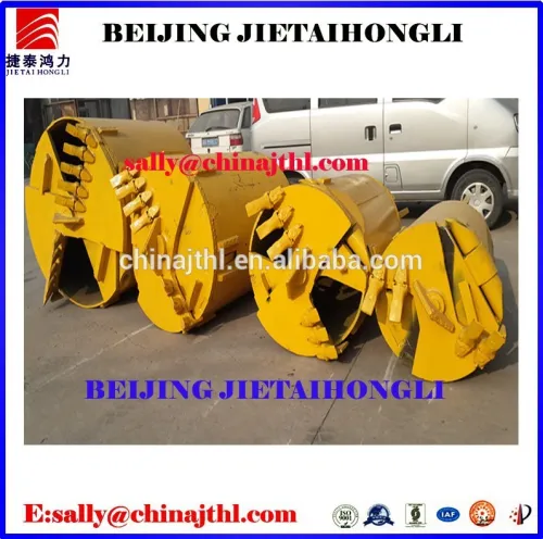 Rotary Drill Rig Drill Bucket, High Quality Rotary Drill Rig Drill ...